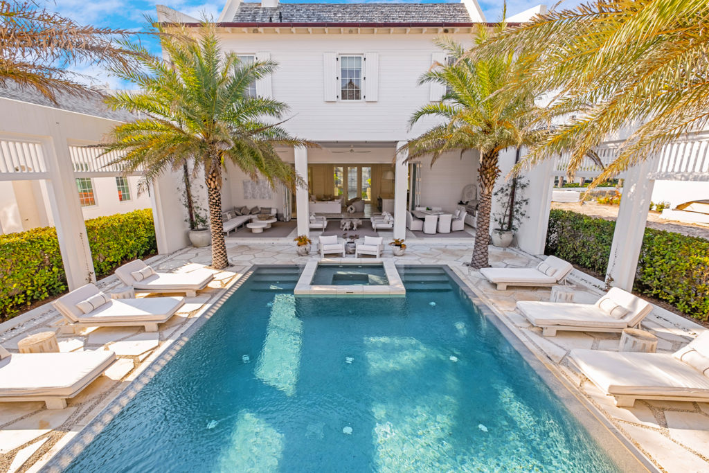 Boutique Home with Statement Courtyard Pool and Carriage House on the ...
