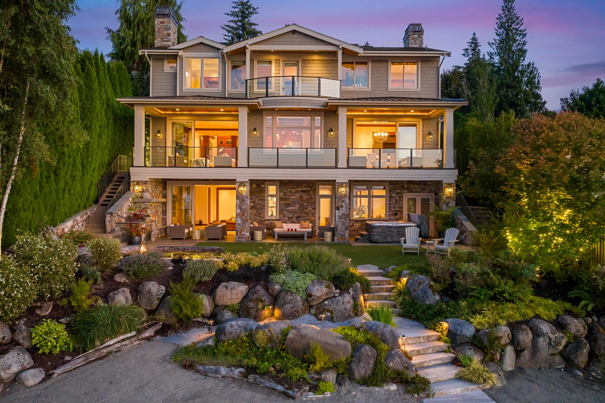 Lake Sammamish Waterfront Masterpiece on the Cover of LHM Seattle ...