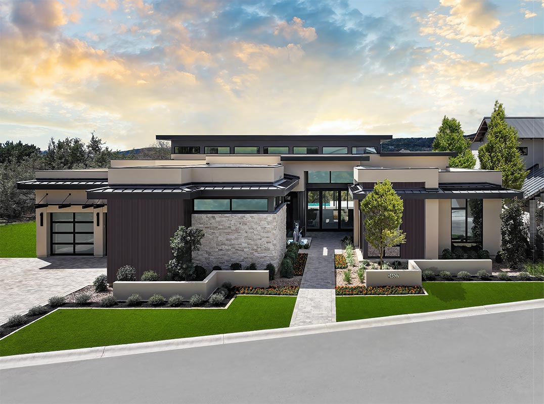 Stunning Contemporary Estate in The Bluff at The Dominion on the Cover ...