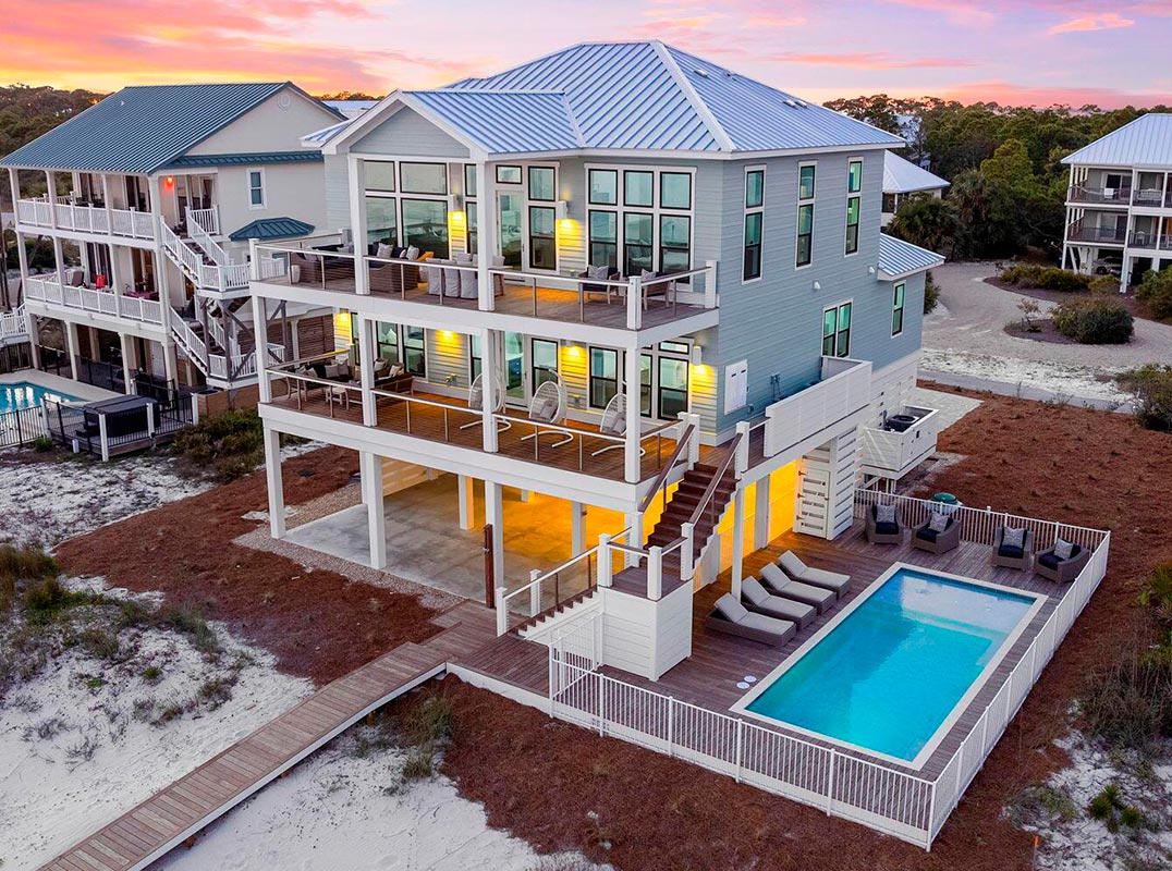 LHM The Emerald Coast - Gulf Front Home In The Plantation On St. George ...