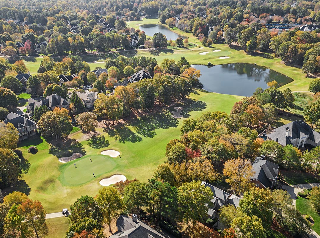 LHM Charlotte - Views of the 4th Green at Ballantyne Country Club